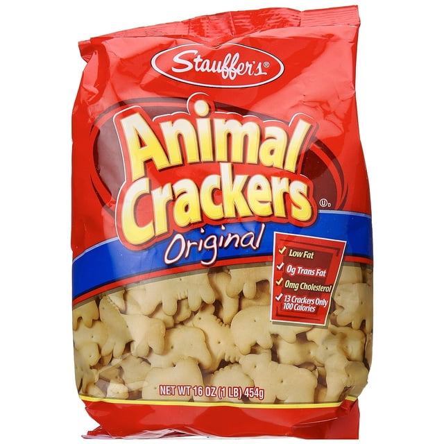Stauffer Animal Crackers, Original, 16 oz - PACK OF 4 - Walmart.com