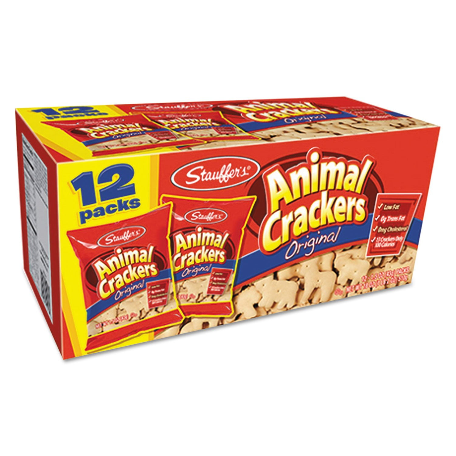 Stauffer's Animal Crackers Original, SBF3 1.5 oz (pack of 12), Net ...