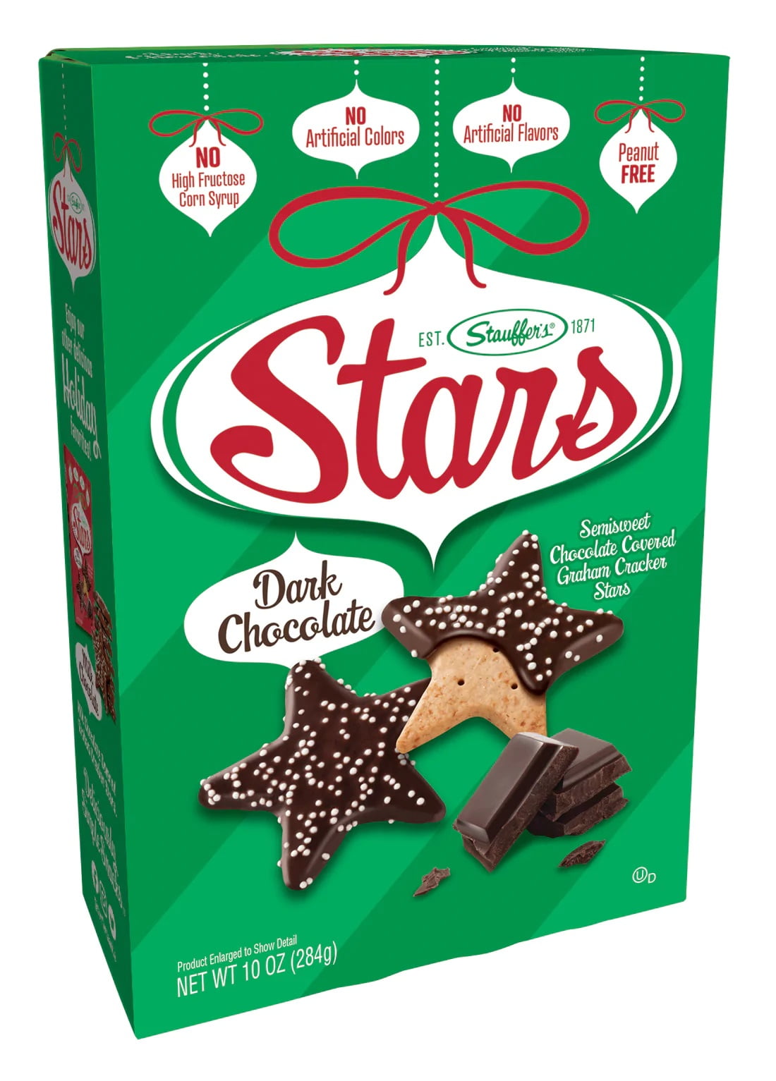 Stauffer's Dark Chocolate Star Shaped Graham Snacks, 3-Pack 10 oz ...