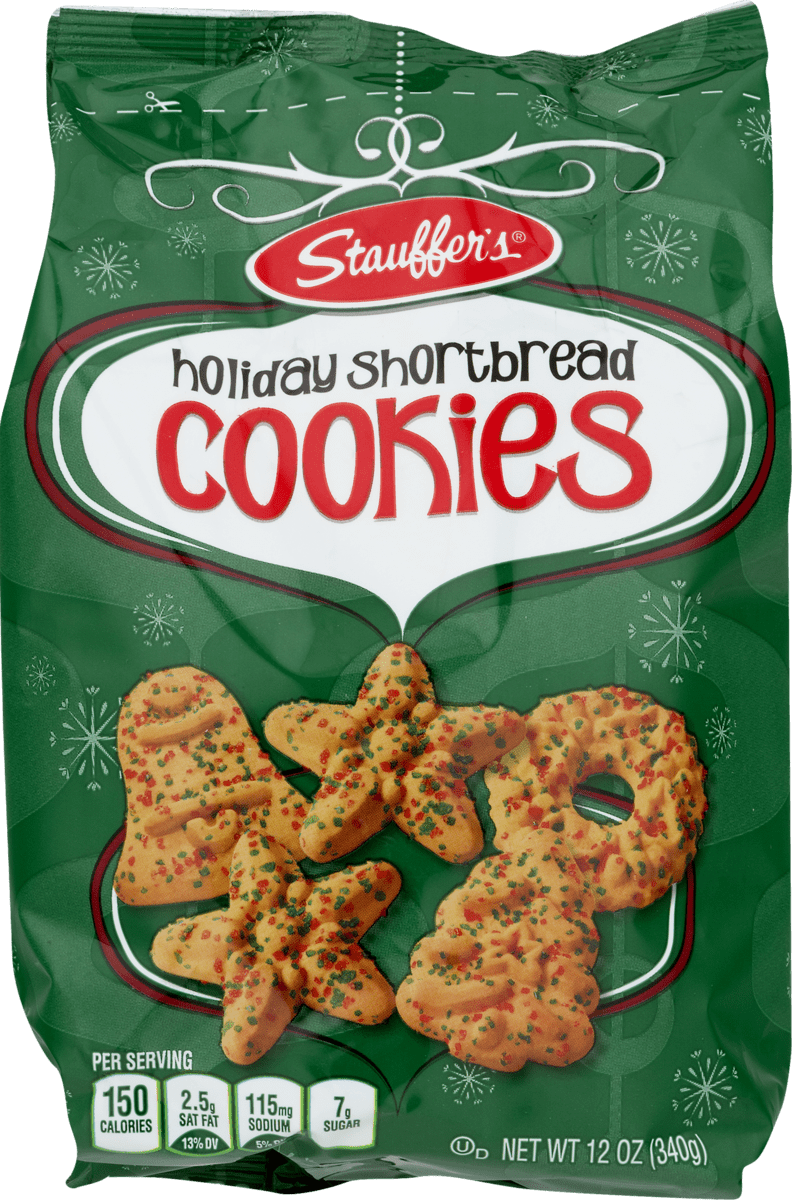 Stauffer's Seasonal Holiday Shortbread Cookies, Pennsylvania Baked, 3 ...