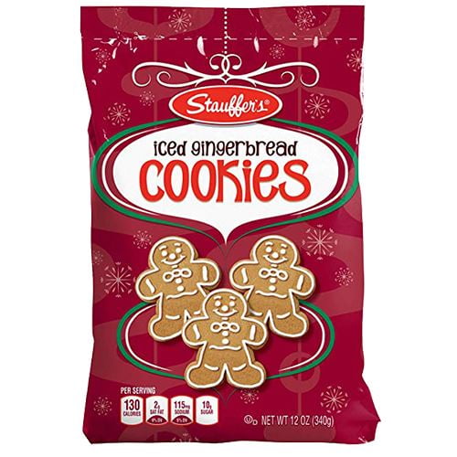 Stauffer's Iced Gingerbread Cookies - 12-oz. Bag - 2 pack - Walmart.com