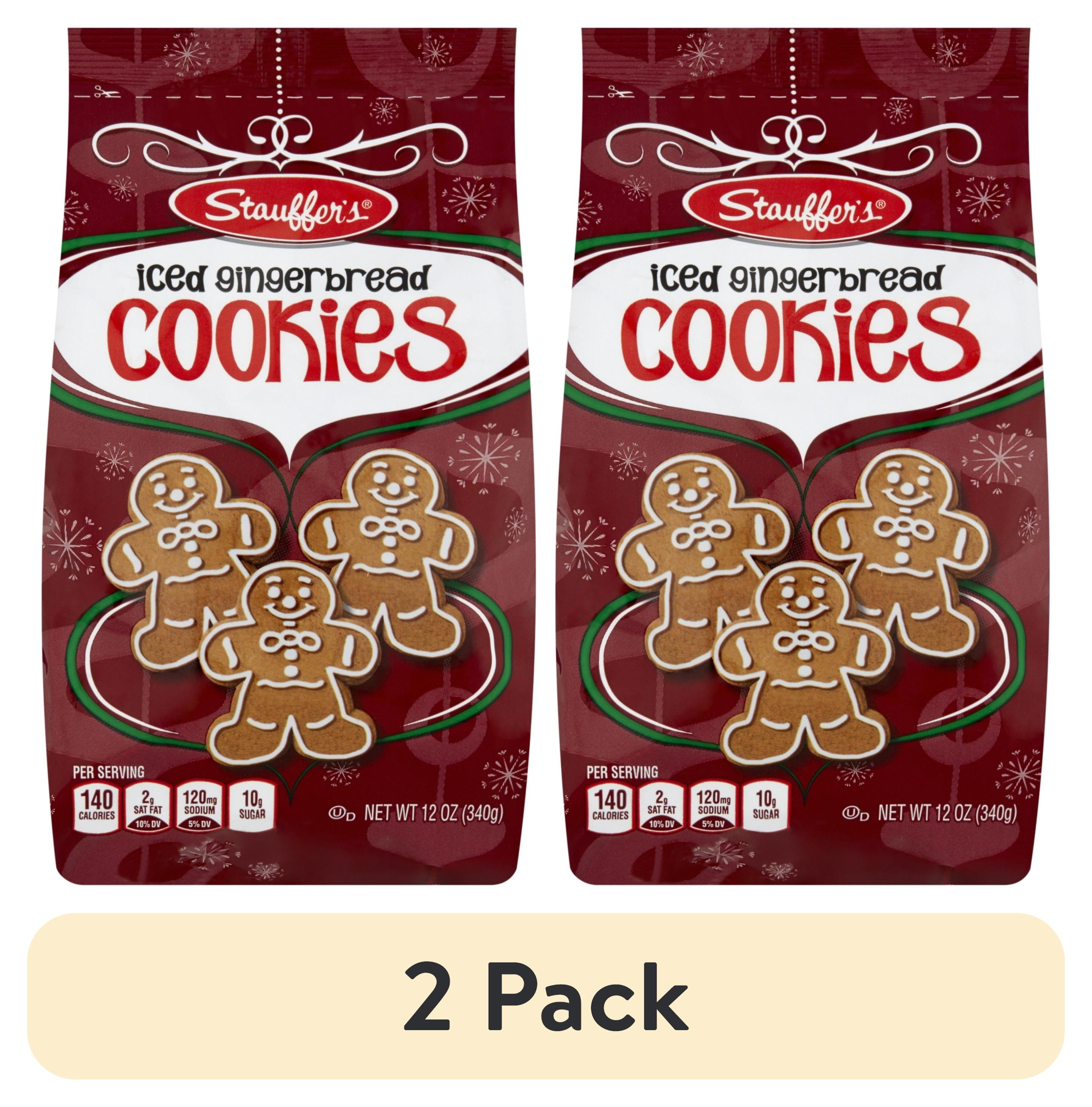 (2 pack) Stauffer's Iced Gingerbread Cookies, 12oz - Walmart.com