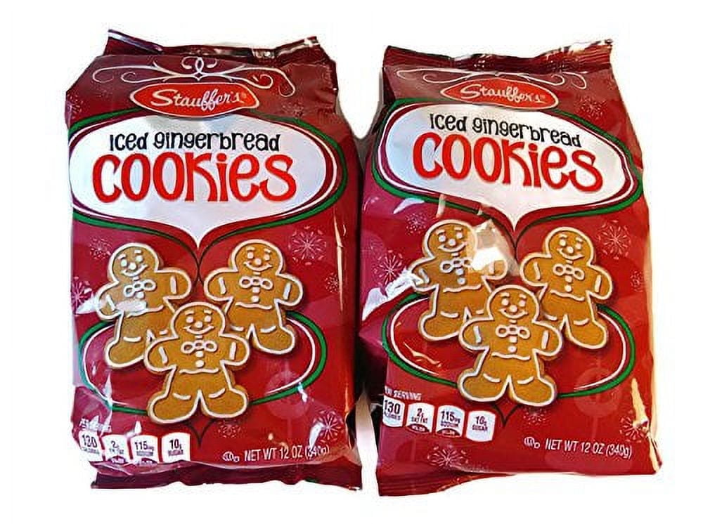 Stauffer's Iced Gingerbread Cookies HHA1 2 Pack (12 Oz. Each) - Walmart.com