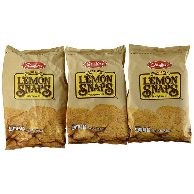 Stauffer's Lemon Snaps Cookies, 3 pack - Walmart.com
