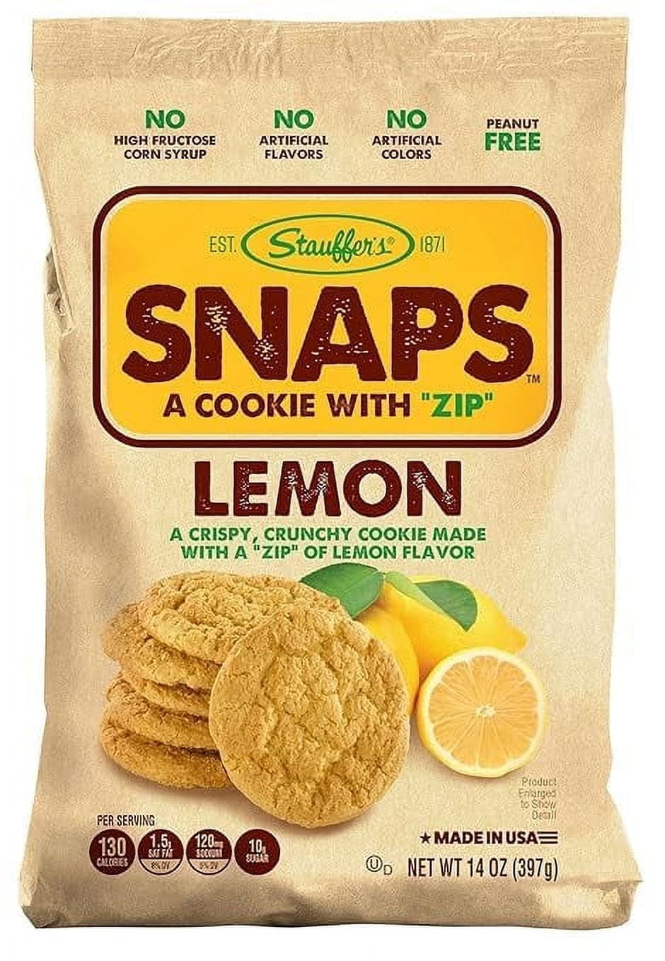Stauffer's Original Recipe Lemon Snaps 14 oz. Bags (3 Bags) - Walmart.com