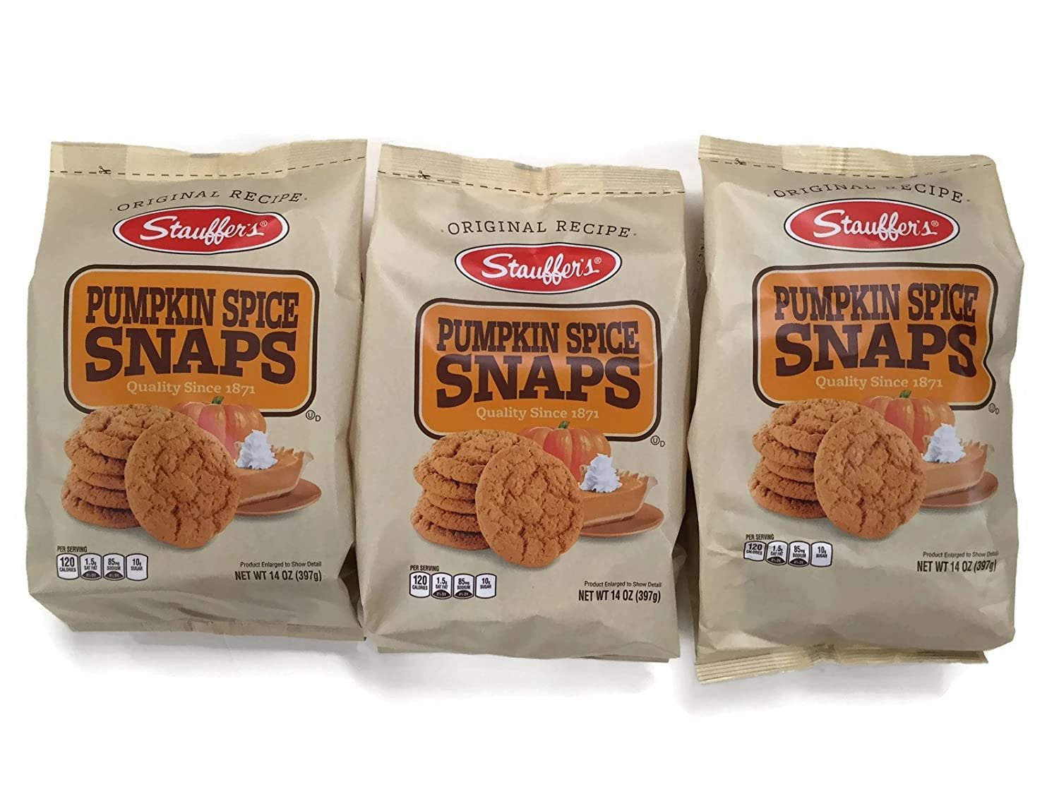 Stauffer's Pumpkin Snaps Special Flavor 14 oz, Pack of 3 - Walmart.com