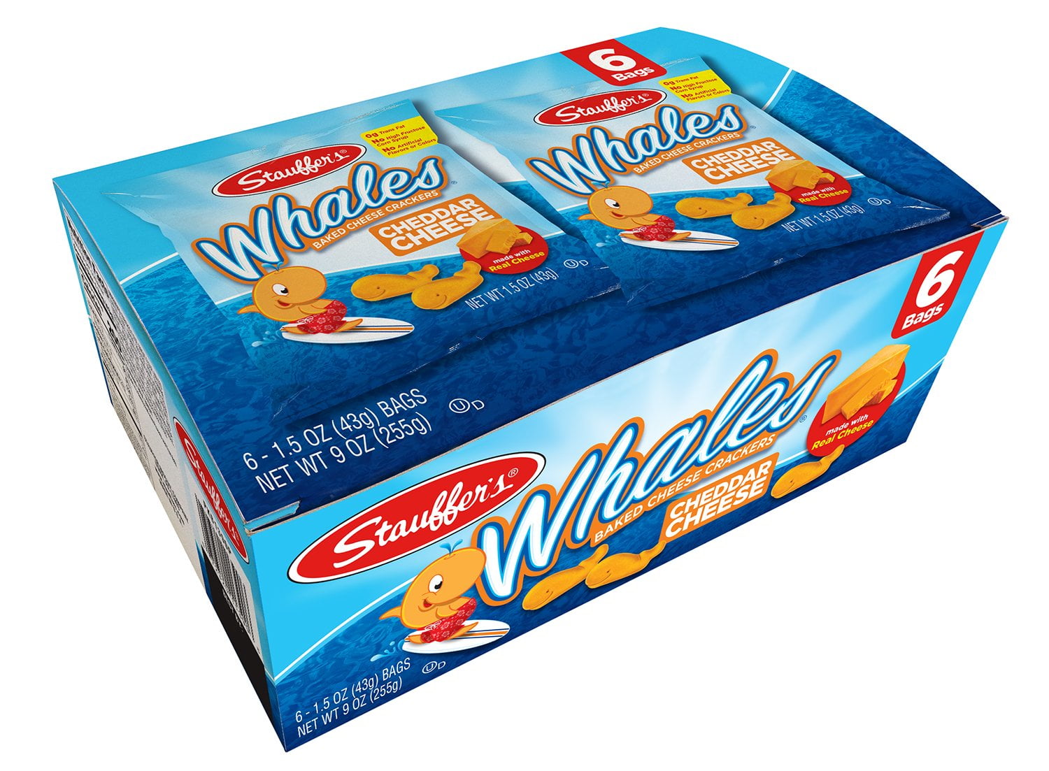 Stauffer's Whales Baked Snack Crackers - 6 CT - Walmart.com