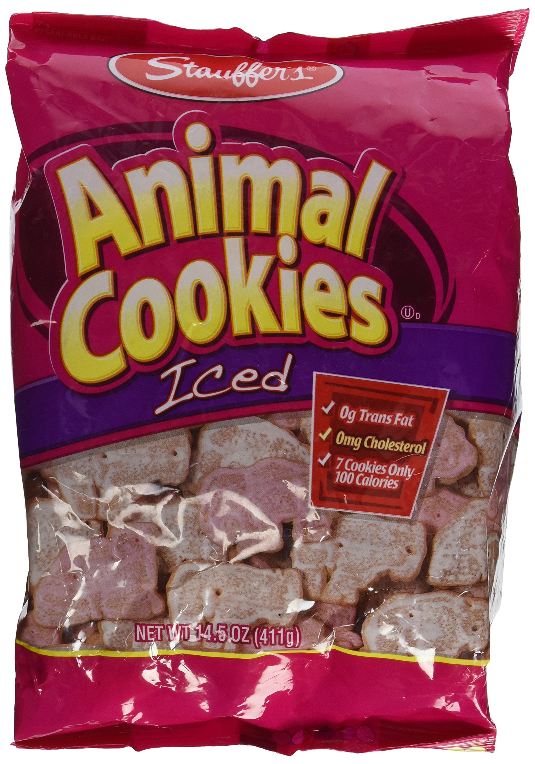 Stauffers Animal Cookies, Iced STF9 14.5 Oz - Walmart.com