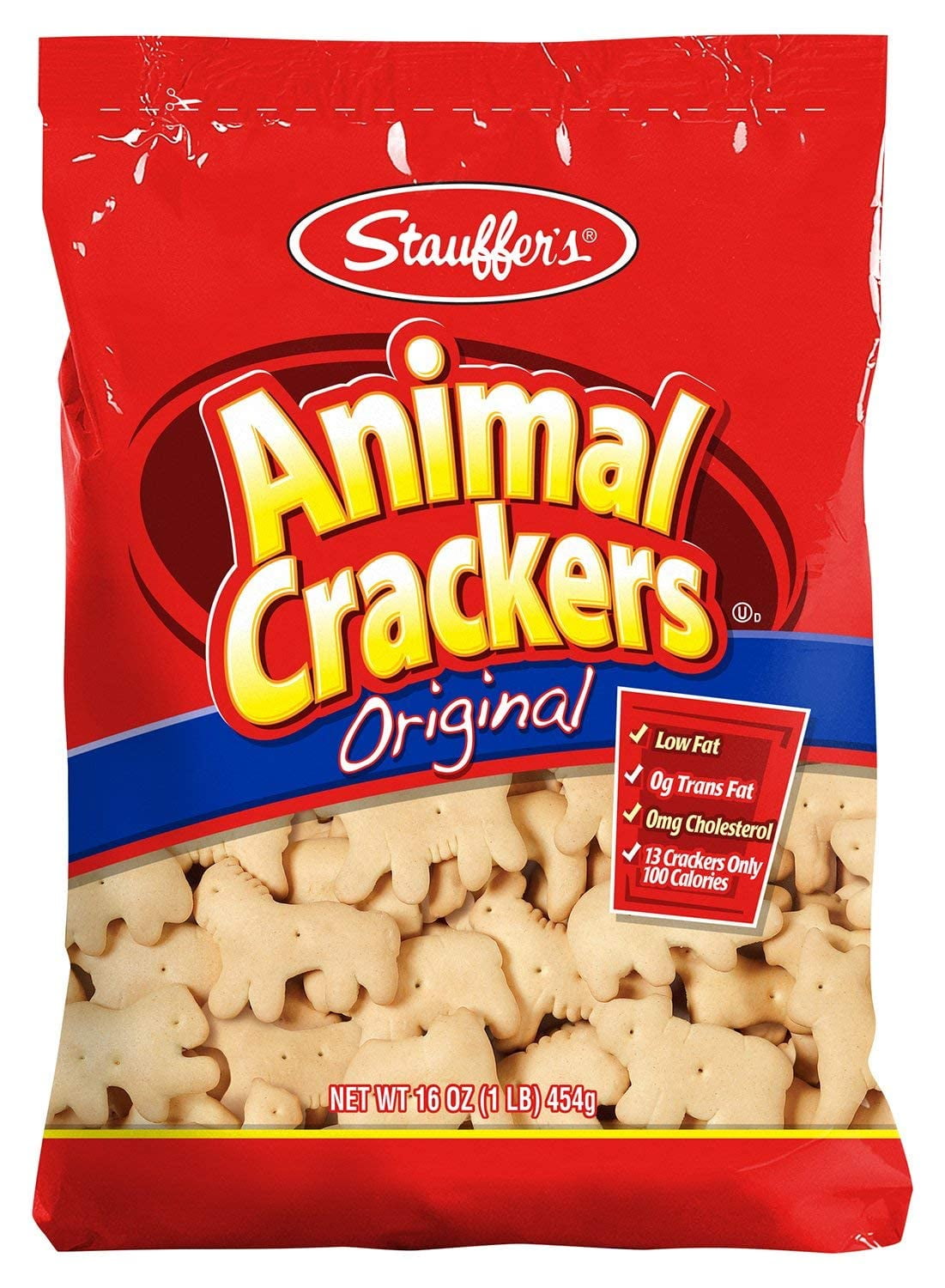 Stauffers Original Animal Crackers 16 oz. Bag (2 Bags) - Walmart.com