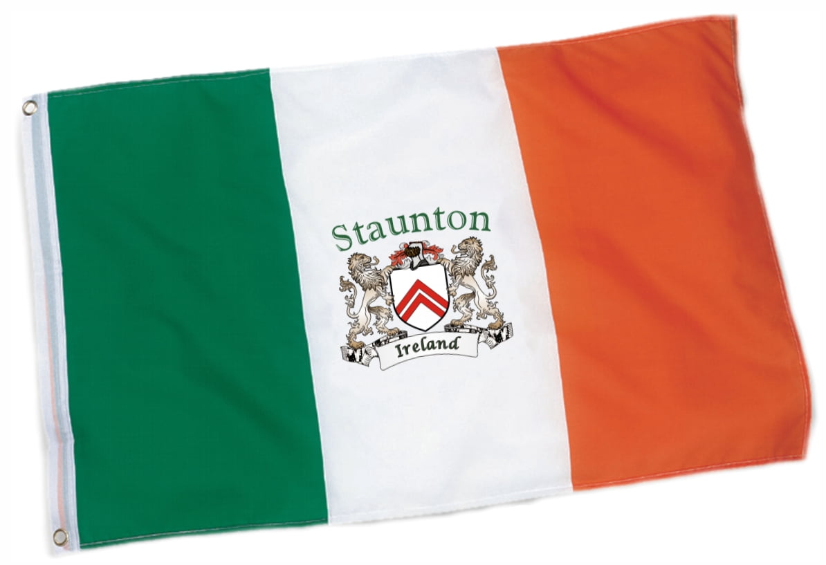 Staunton Irish Coat of Arms Ireland Flag 3'x5'. - Walmart.com