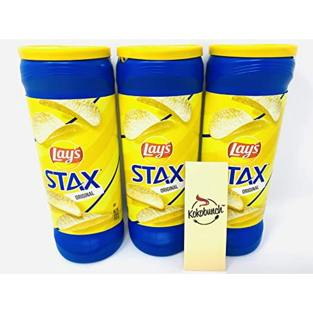Stax Chips Potato Crisp Original Flavors Snack Pack Chip Bundle with ...