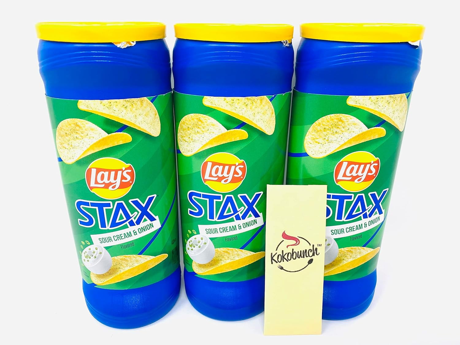 Stax Potato Crisp Sour Cream and Onion Snack Pack Chip Flavors Bundle ...