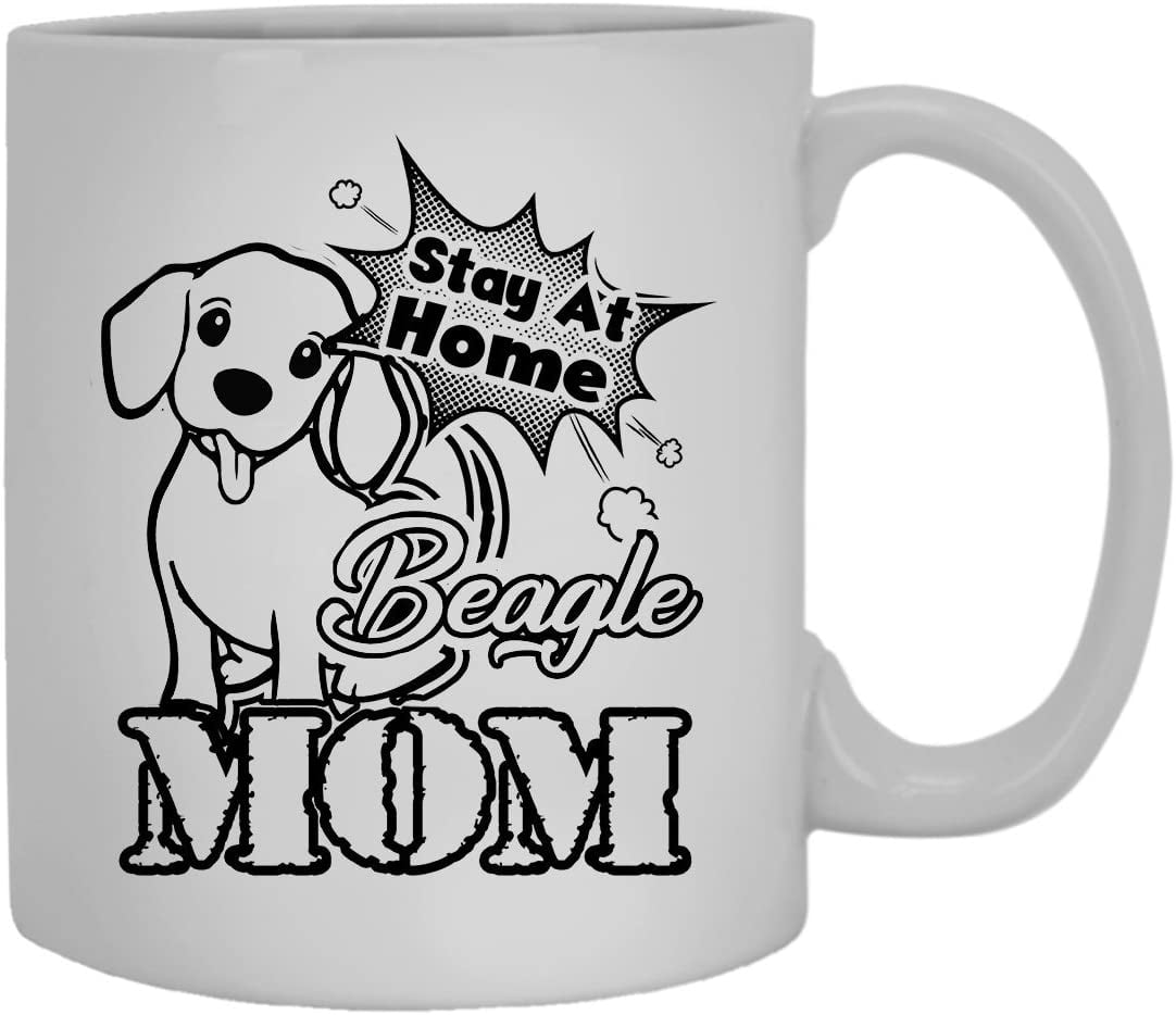 Stay At Home Beagle Mom Coffee Mugs, Novelty Coffee Mug 11 oz - Walmart.com