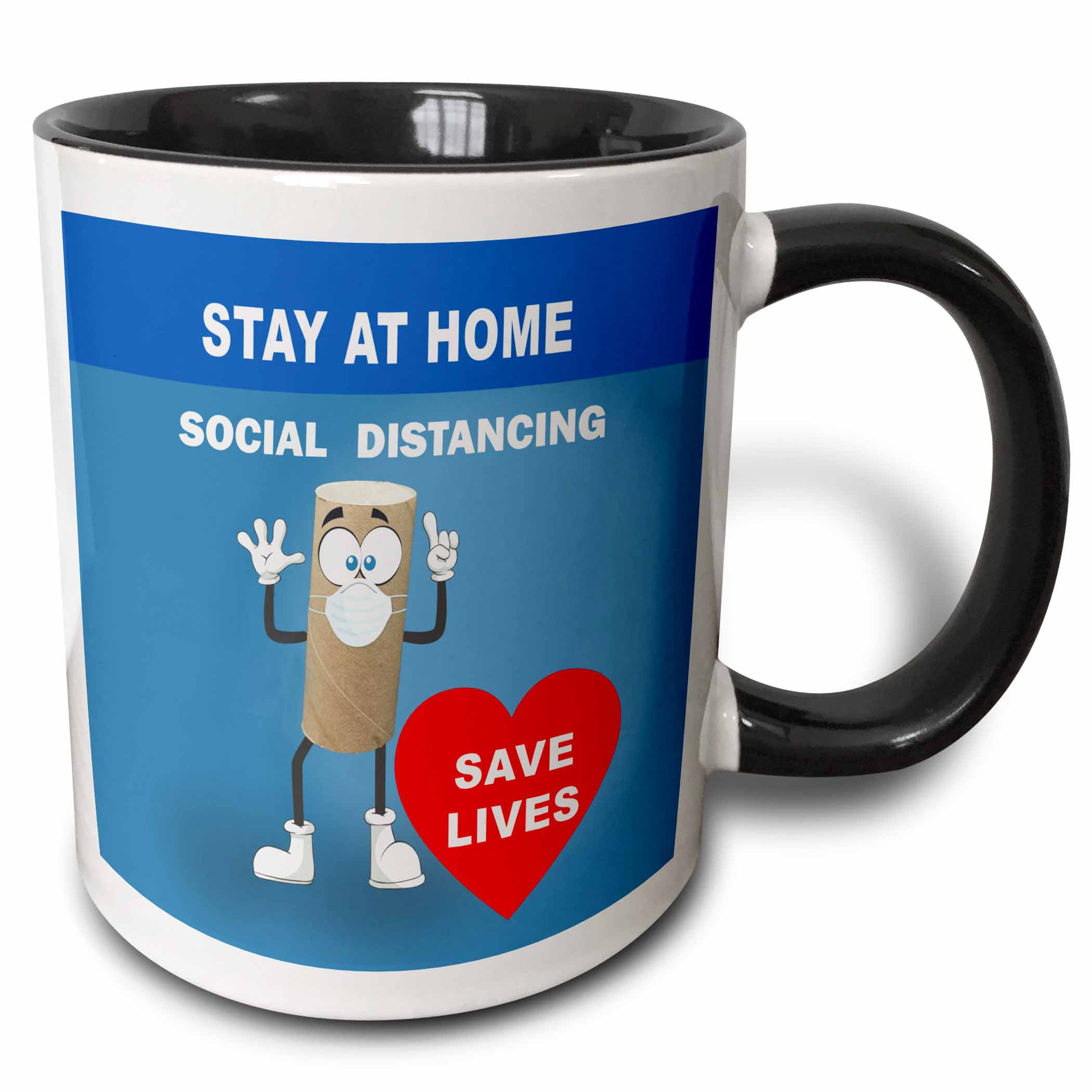 3drose, Stay at Home Social Distancing Save Lives, Empty Roll, 3dramm ...