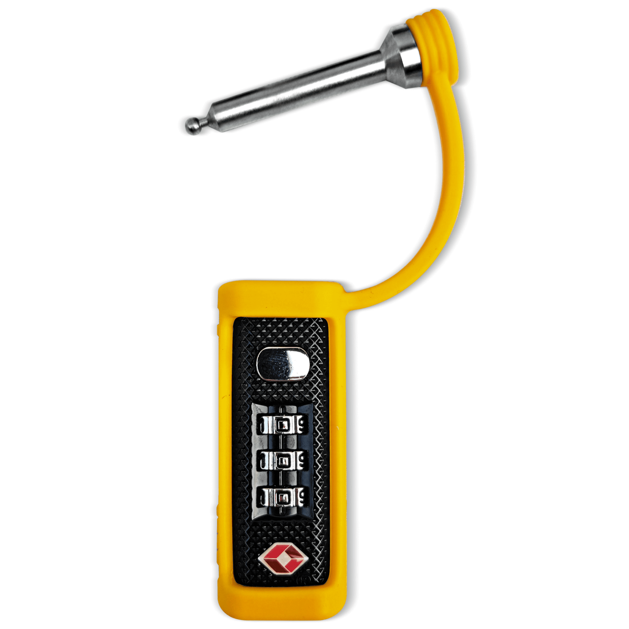 Stay Bright, Stay Safe: Yellow Gun Luggage Case Lock for Pistols ...