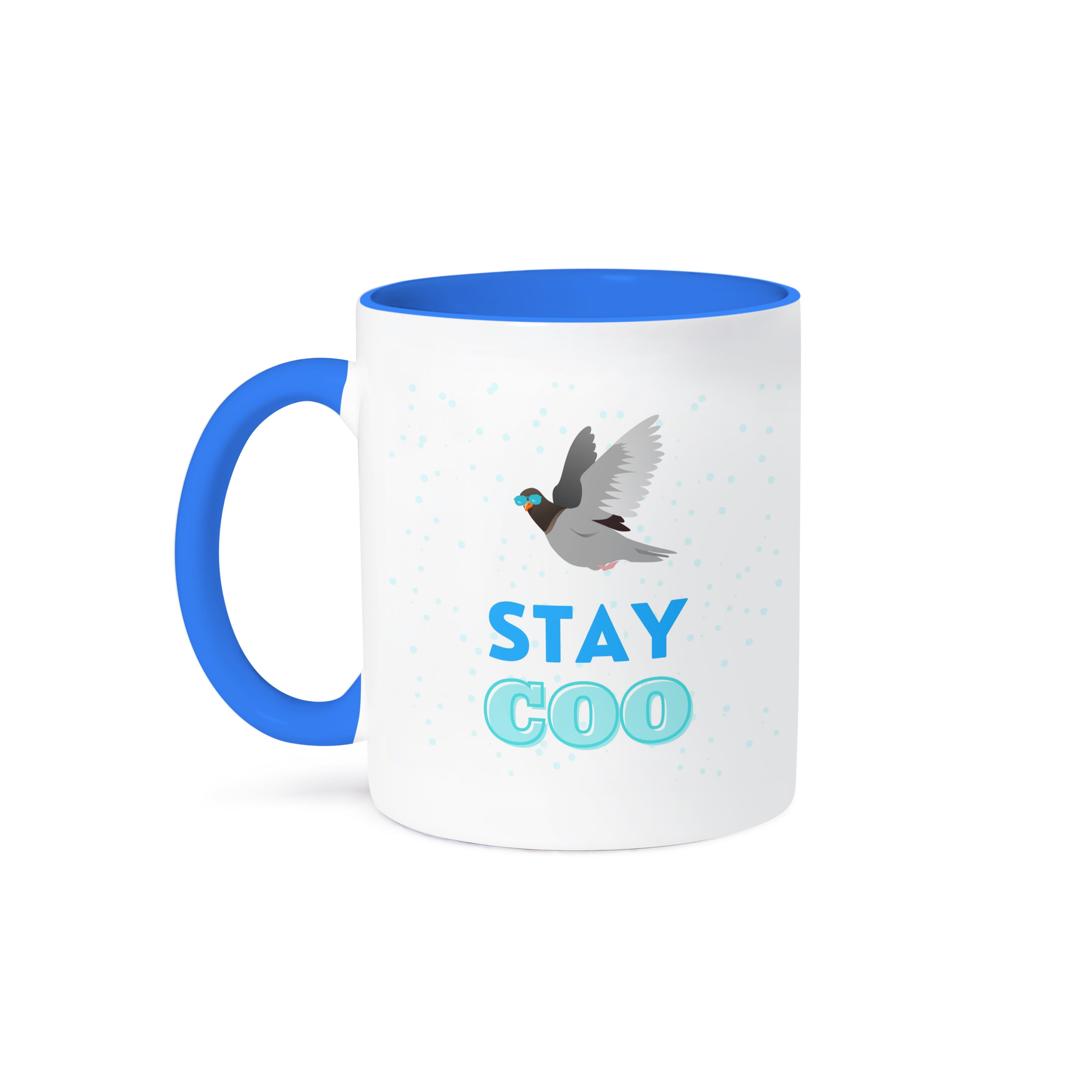 Stay Coo Cool Pigeon Flying Funny Bird Humor Breeder Raise Pigeons ...