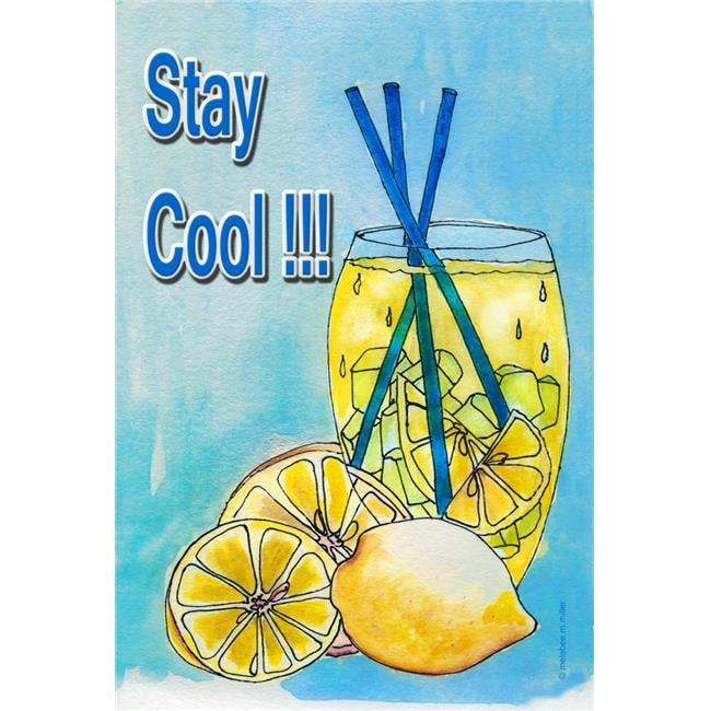 Stay Cool Lemonade Garden Flag - Walmart.com