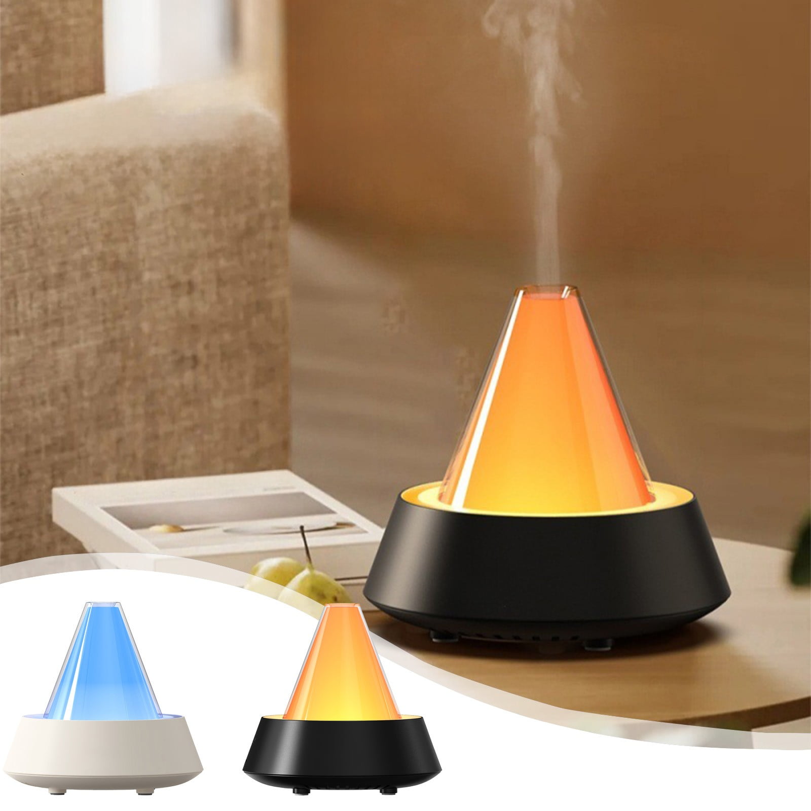 Multi Function Spray Humidifier, Mute Small Desktop, Colorful Gradient ...