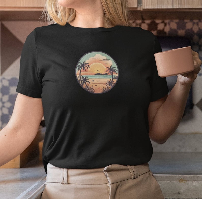 Stay Cool in Style with this Summer T-Shirt. Trendy Designs for Sunny ...
