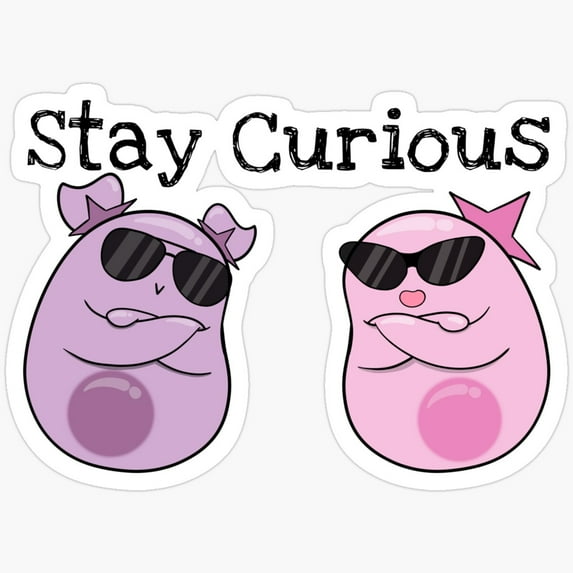 Stay Curious! With The Amoeba Sisters Sticker. Gift For You - Decorate ...