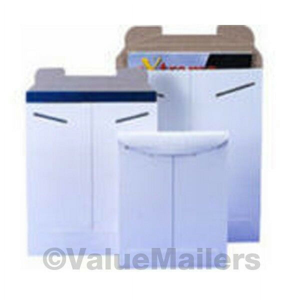 Stay Flat Mailers 100 - 13 x 18 WHITE RIGID PHOTO MAILERS TAB LOCKING ...