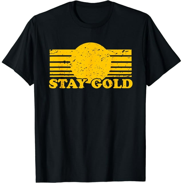 Stay Gold Ponyboy Outsiders Book Movie Novel Retro T-Shirt - Walmart.com