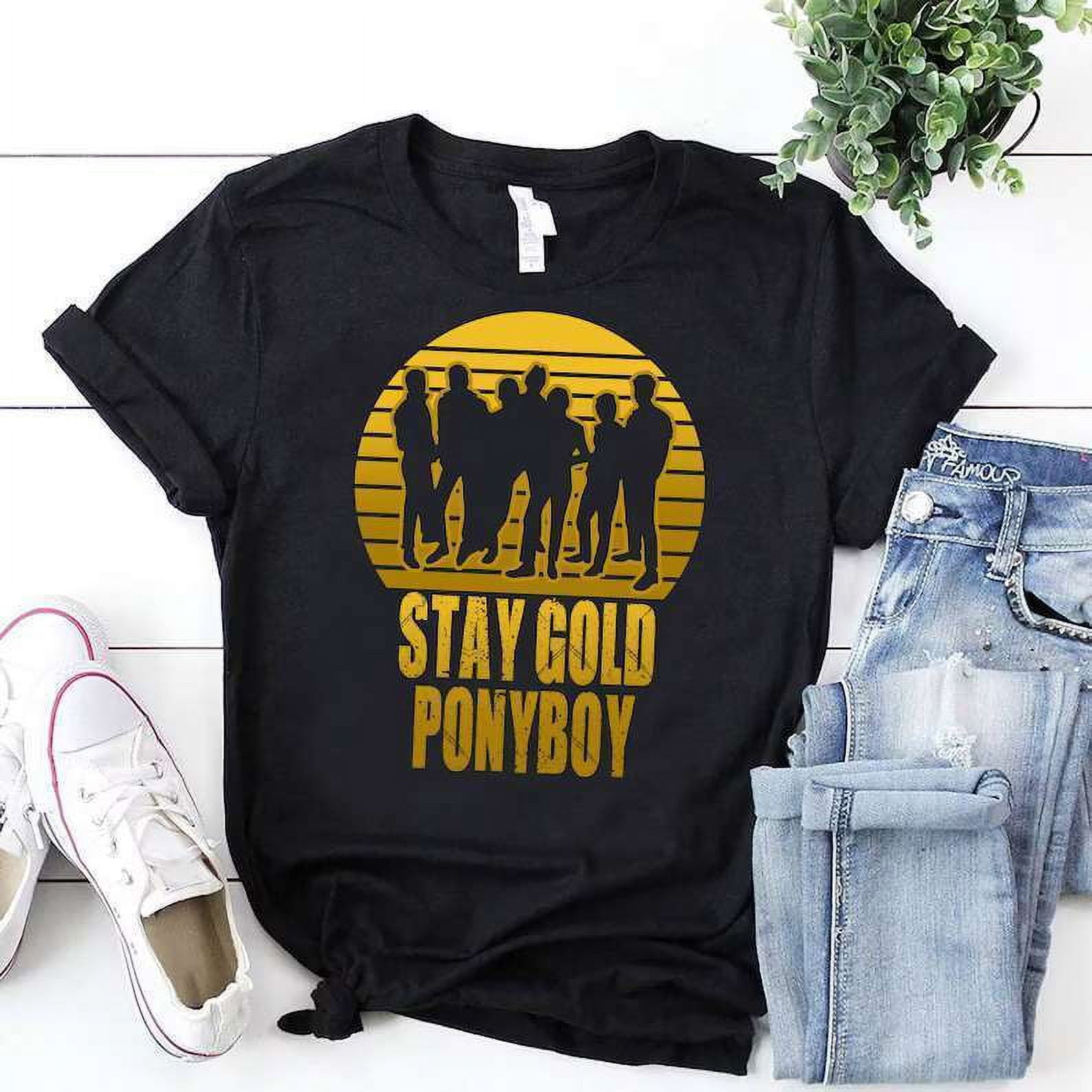 Stay Gold Ponyboy T-Shirt The Outsiders - Walmart.com