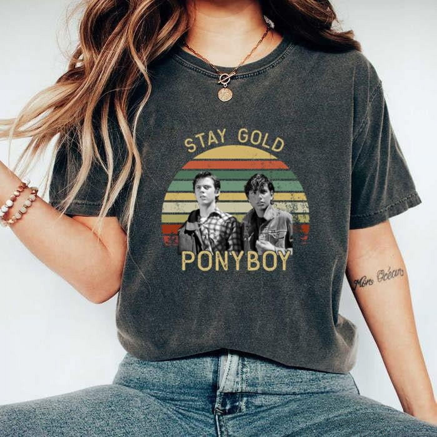 Stay Gold Ponyboy The Outsiders Inspired Movie Quote Comfort Color T ...