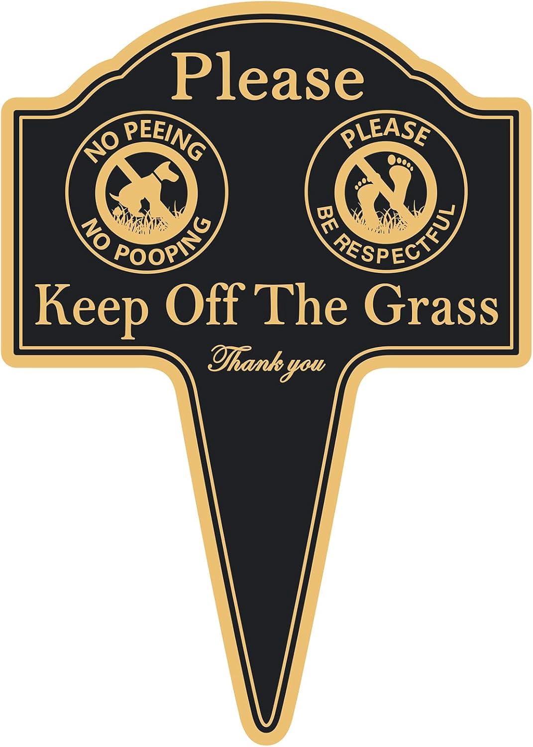 Stay off Grass Signs for Yard No Pooping and Peeing Dog Signs for Lawn ...
