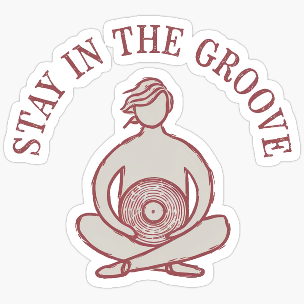 Stay In The Groove Enthusiast Design Stickerphone Decal Water Bottle ...