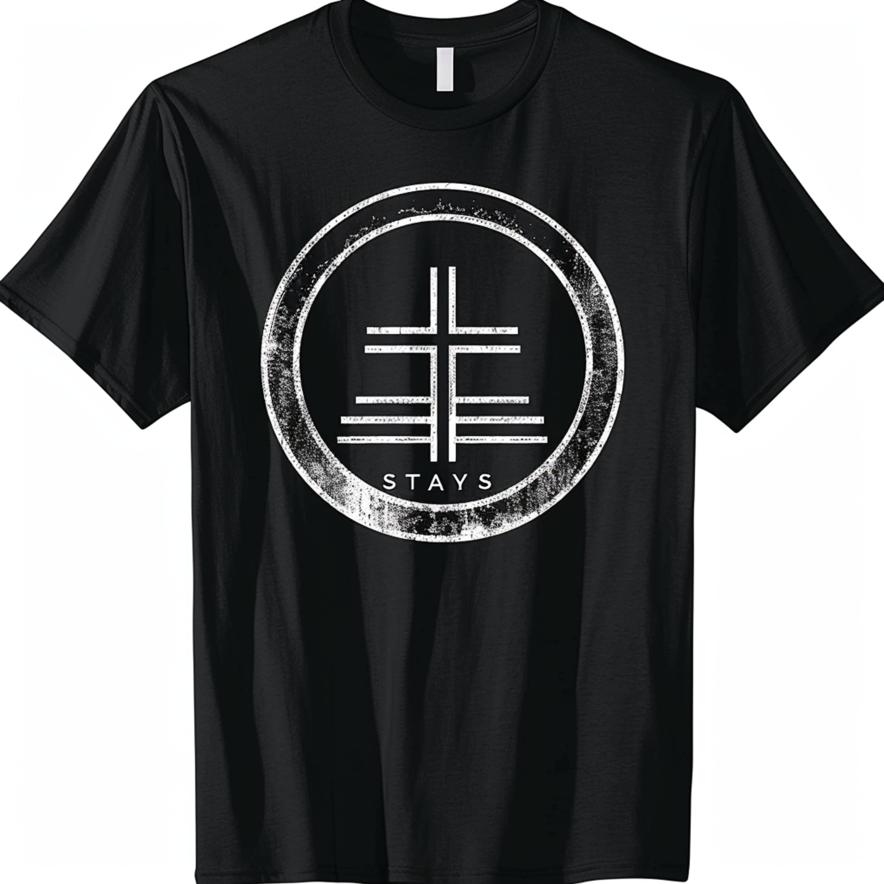 Stay Grounded Electric Monuments Logo Black T Shirt Unique design ...