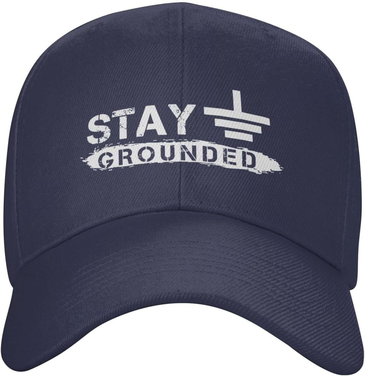 Stay Grounded Electrician Craftsman Hat Curved Brim Baseball Cap ...