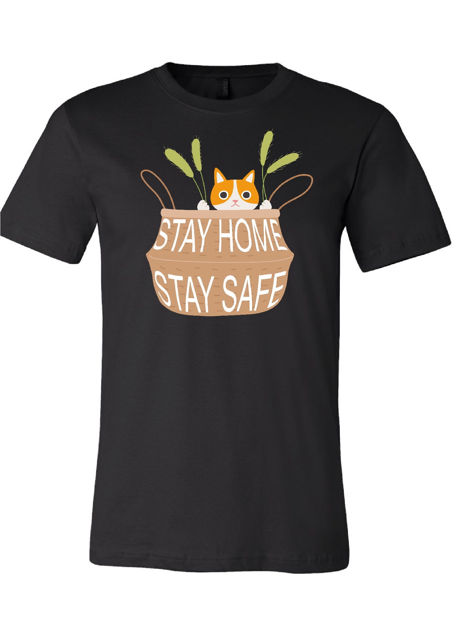 Stay Home Stay Safe T-Shirt - Walmart.com