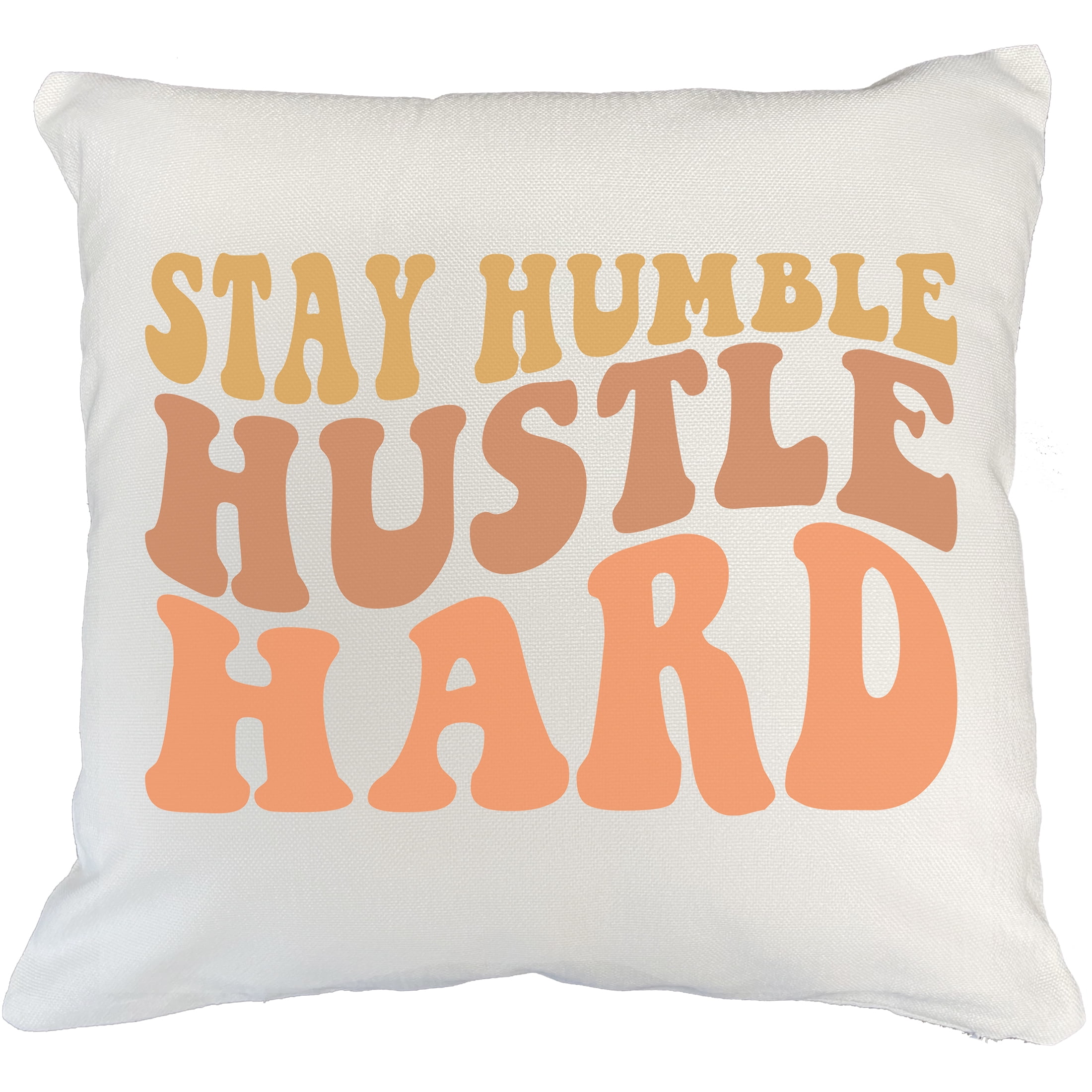 Stay Humble, Hustle Hard, Humilty & Work Quote, Groovy Retro Wavy Text ...