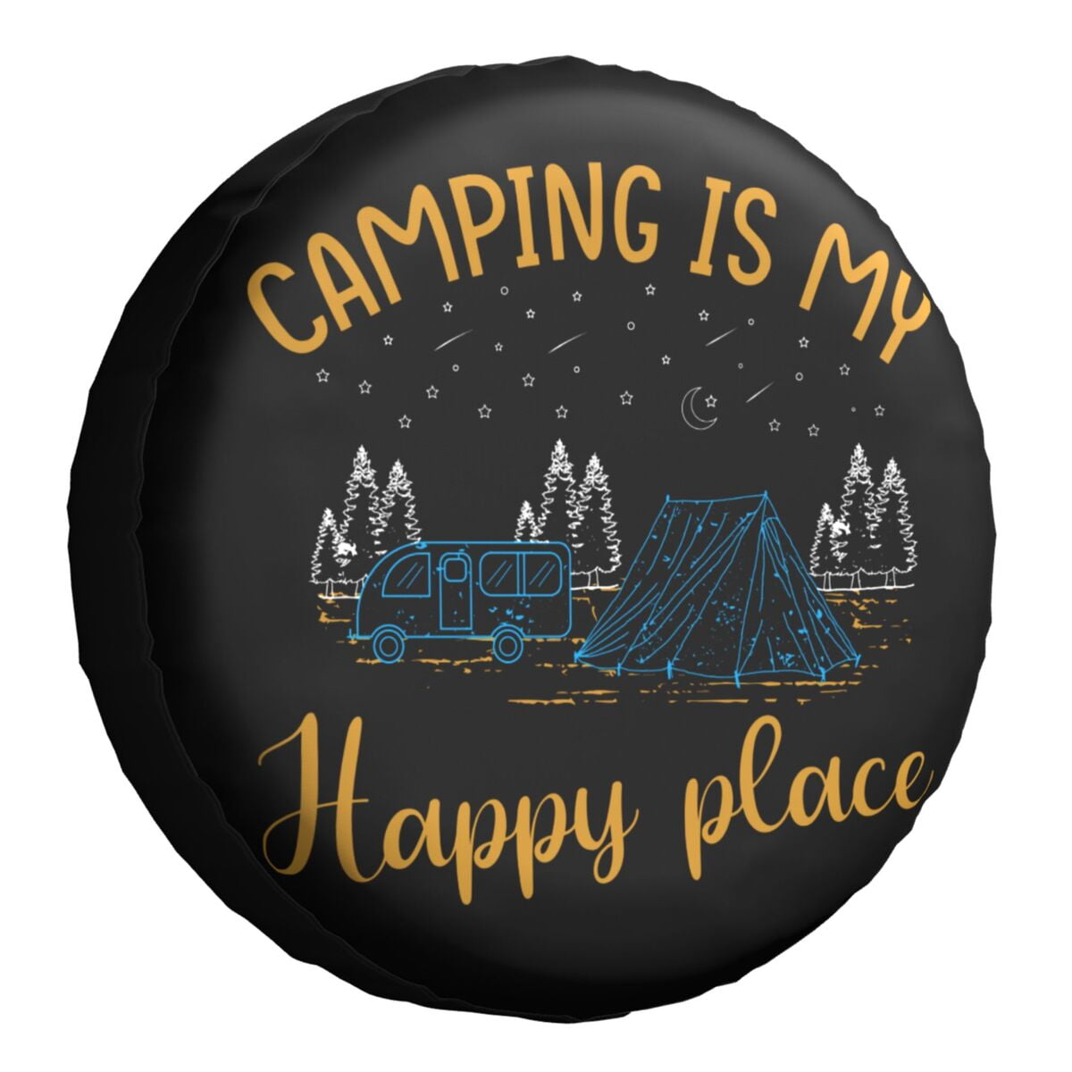 Stay In A Five Billion Star Hotel Go Camping Spare Tire Cover Travel ...