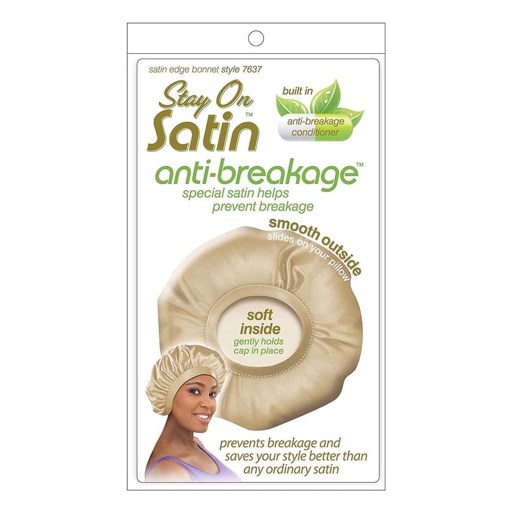 Stay on Satin Anti Breakage Satin Edge Bonnet Style 7637, 1 Ea ...