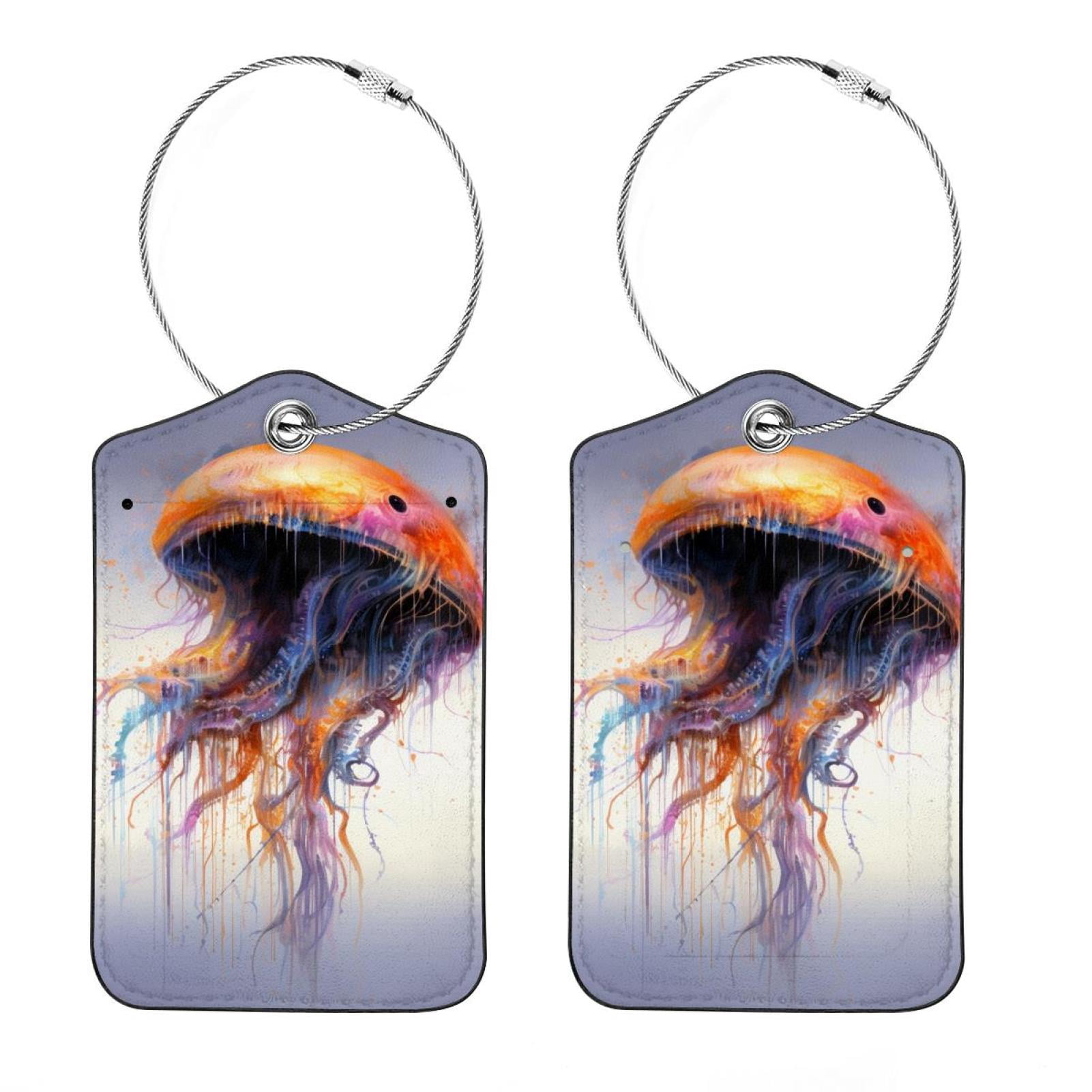 Stay Organized: Metal Loop Lock Baggage Tags for Travel Handbags ...