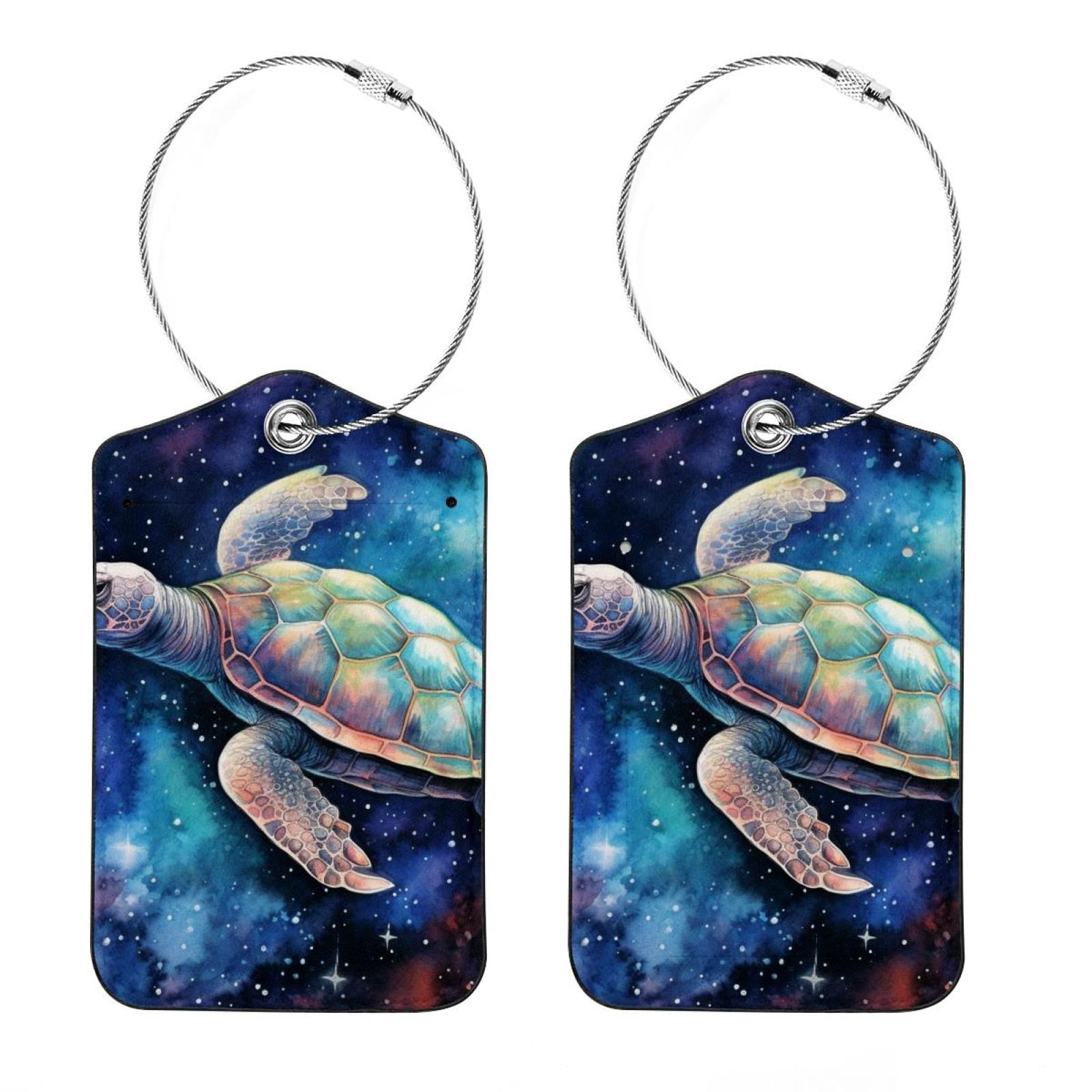 Stay Organized on Your Adventures, 2Pcs Luggage Tags with Metal Loop ...