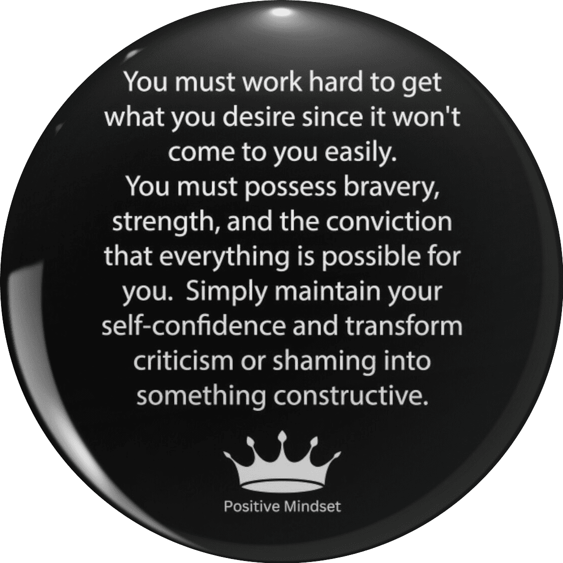 Stay Positive Framed - Positive Thinking - Positive Mindset Pin Lapel ...