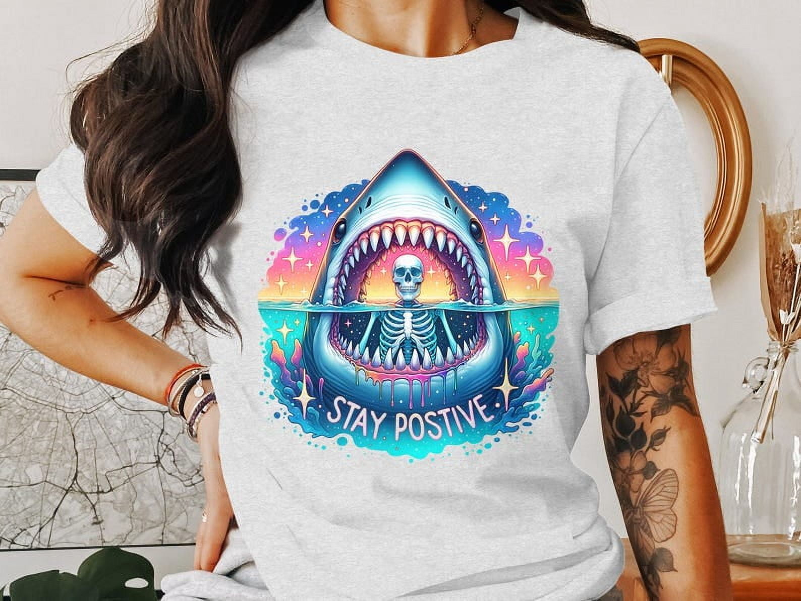 Stay Positive T-shirt, Funny Summer Shirt, Summer Shirt, Summer ...