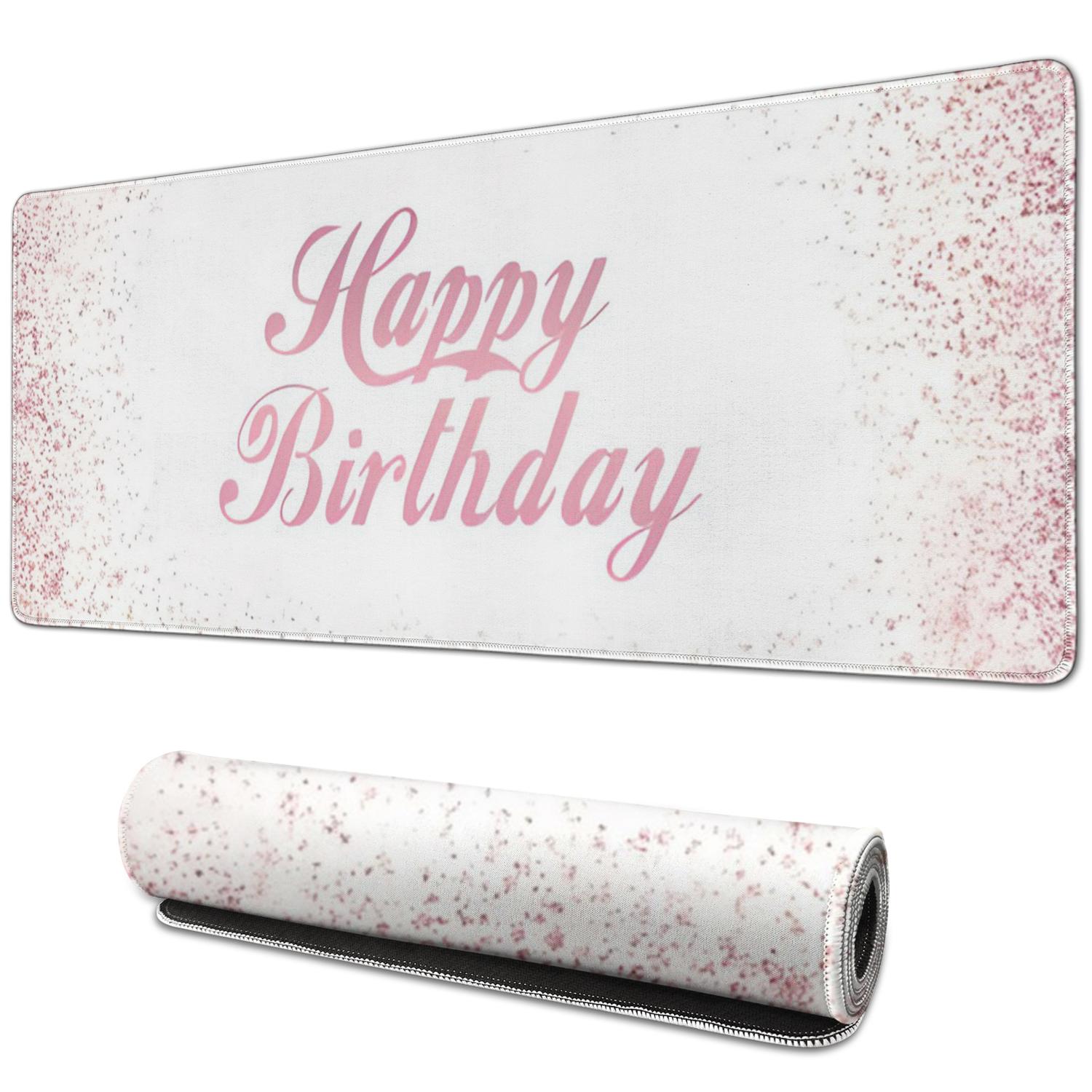 Stay Positive with Our Large Pink Desk Mat:31.5x11.8 inches Mousepad ...