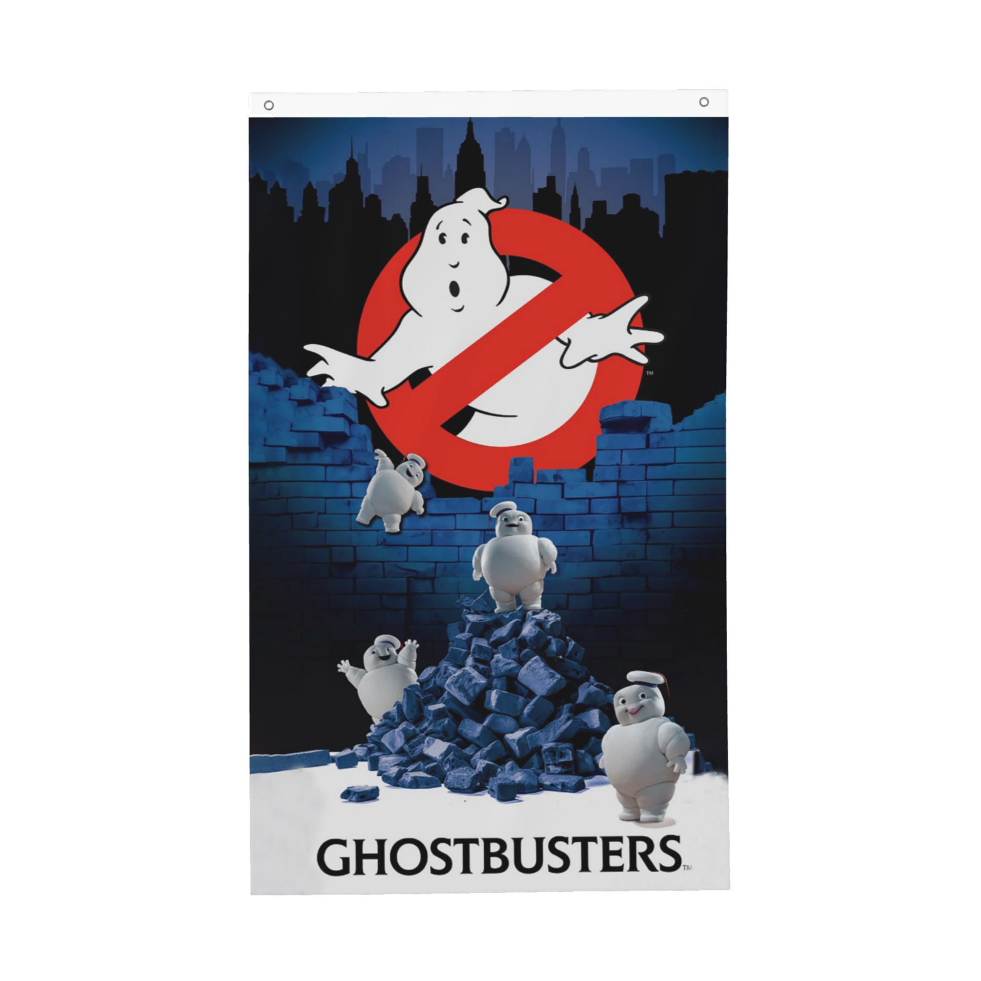 Stay Puft Ghostbusters 3x5FT Flag Garden Flags Vertical Double Sized ...