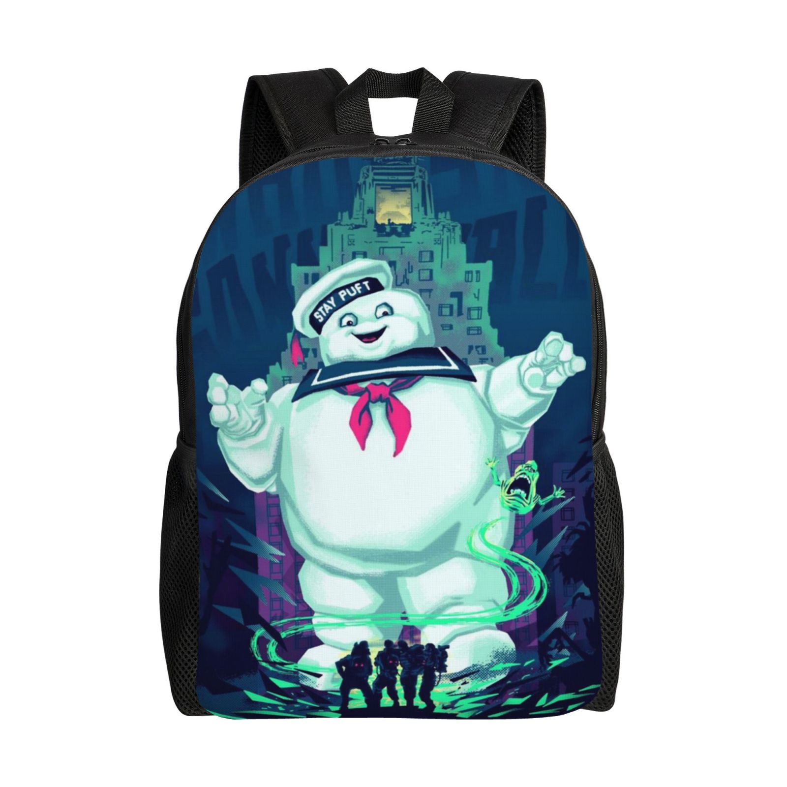Stay Puft Ghostbusters Backpack Lightweight Unisex Basic Daypack ...