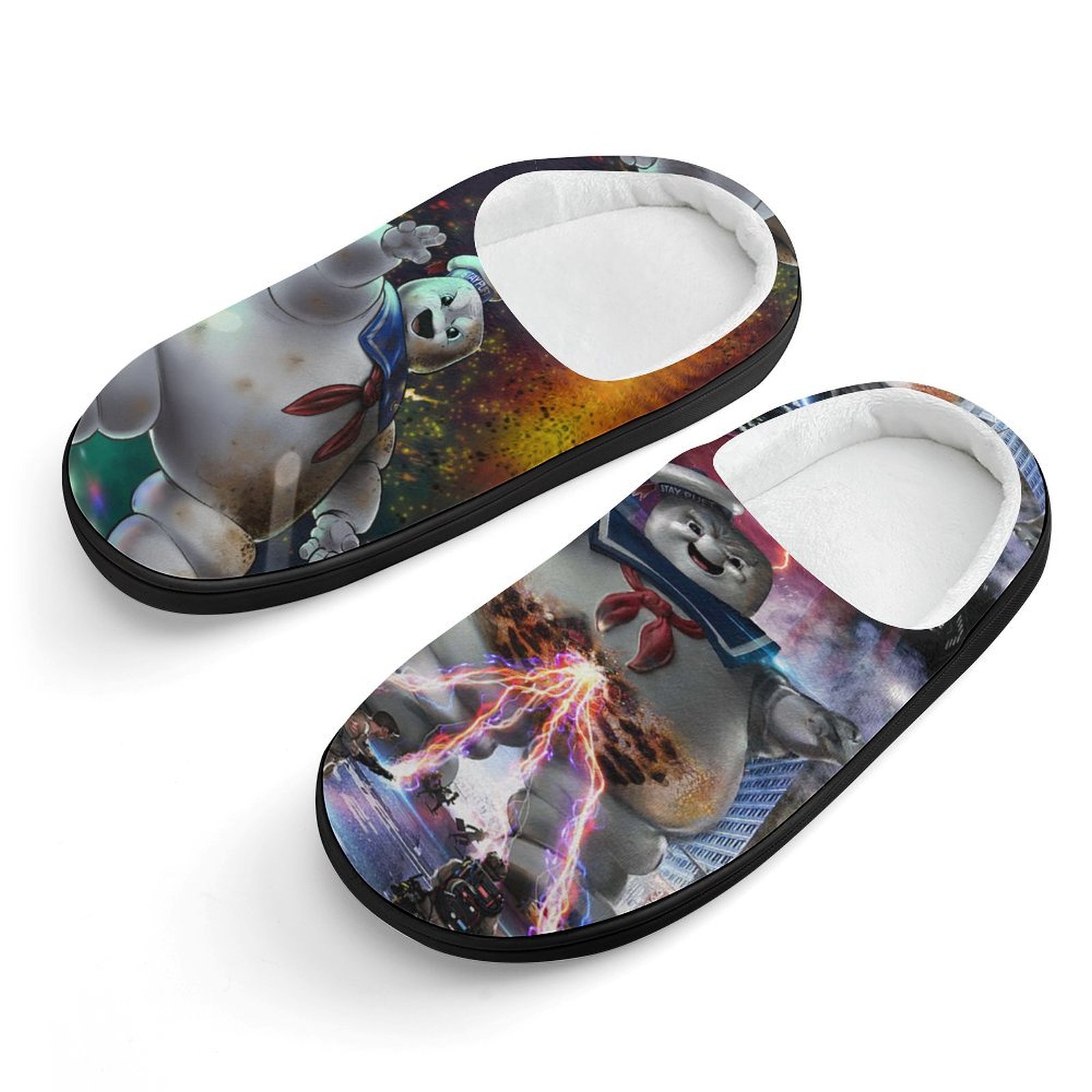 Stay Puft Ghostbusters Kids Cotton Slippers Slip-on Indoor Memory Foam ...