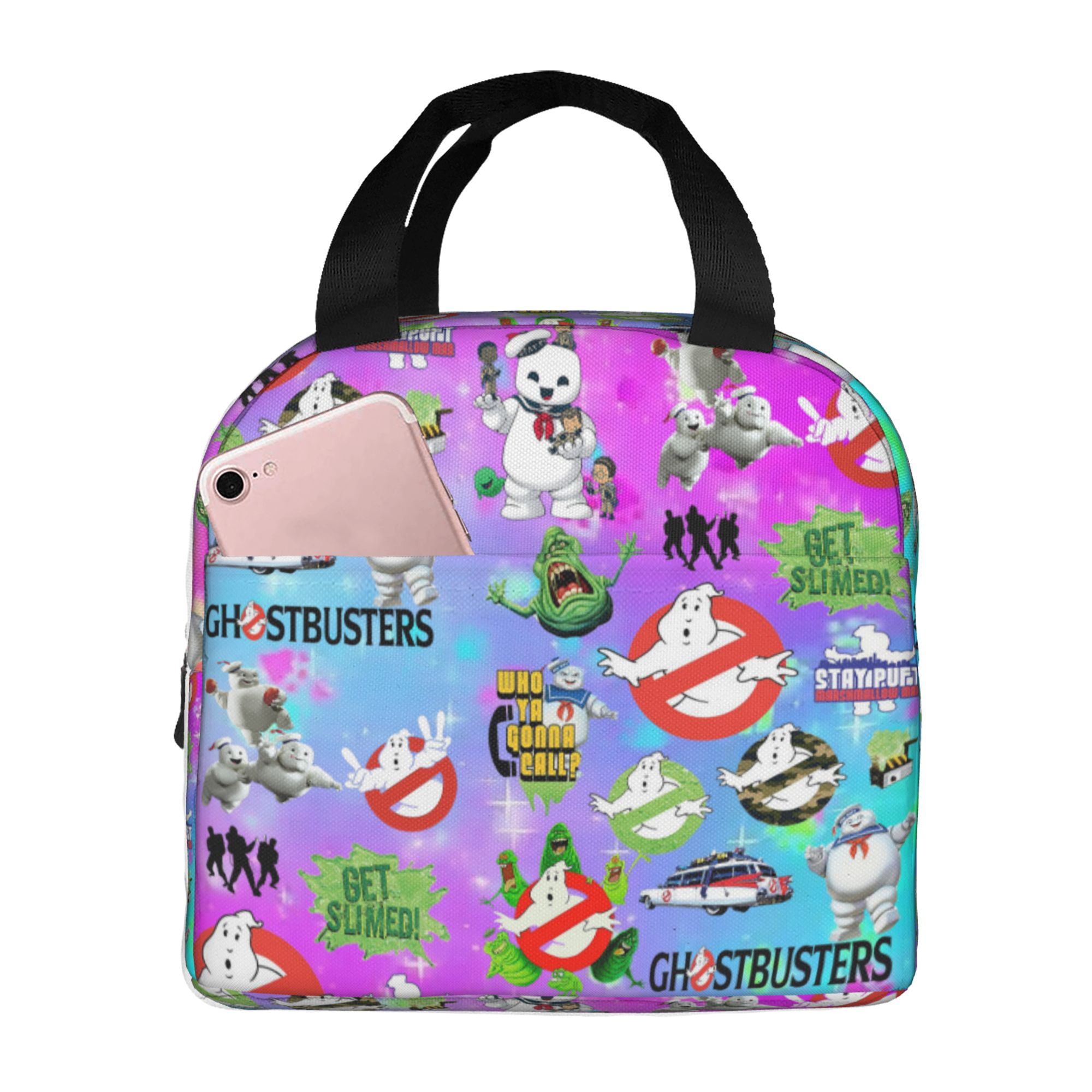 Stay Puft Ghostbusters Lunch Bag Portable Tote Bag Insulated Lunch Box ...