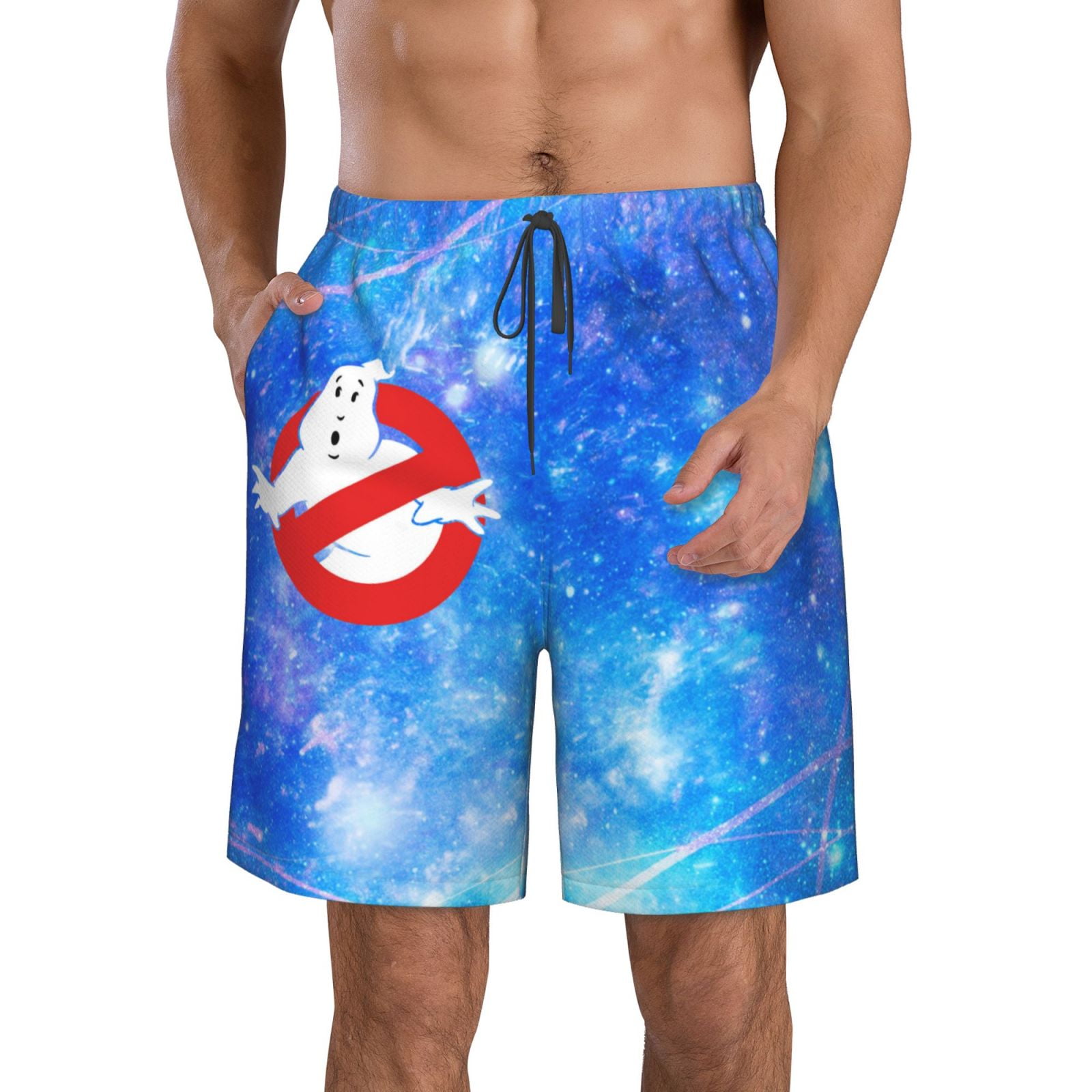 Stay-Puft-Ghostbusters Men's Beach Shorts Swim Trunks Casual Quick Dry ...