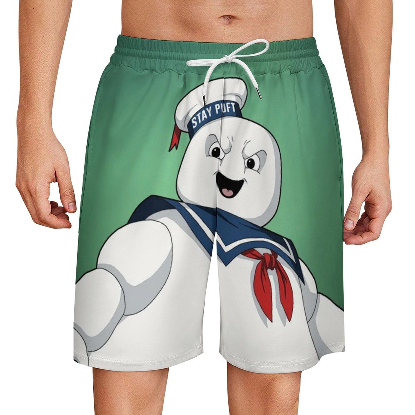 Stay_Puft Ghostbusters Short Sweatpants Summer Daily Cozy Lounge Shorts ...