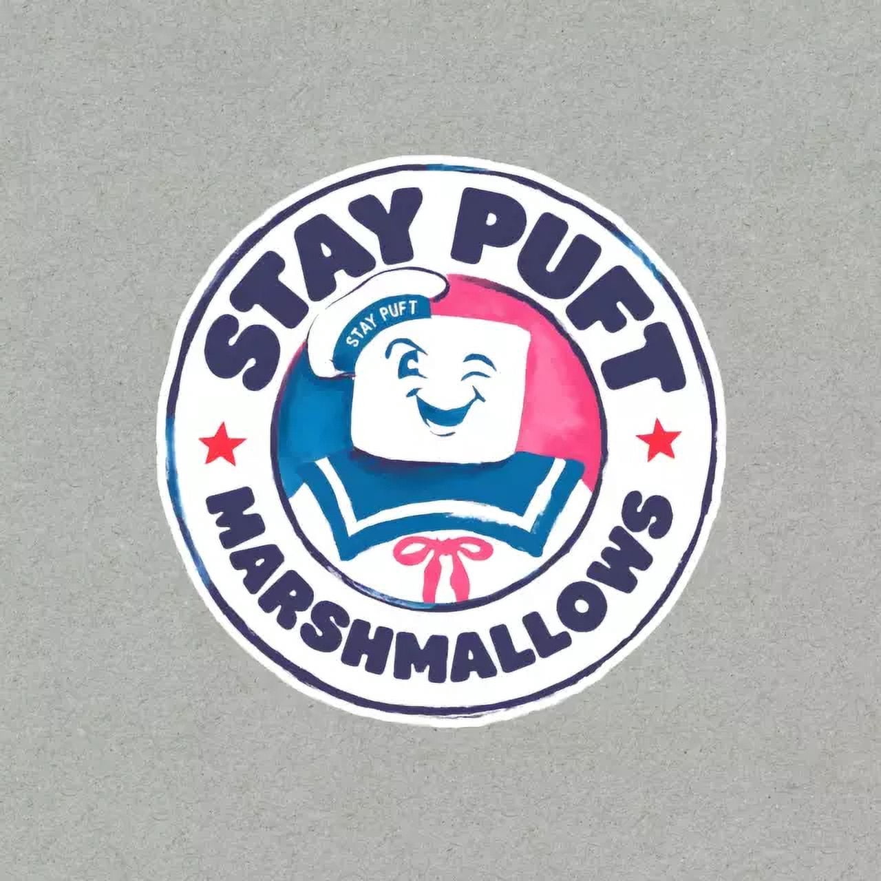 Stay Puft Marshmallow Man Ghostbusters Cartoon Sticker Decalphone Decal ...