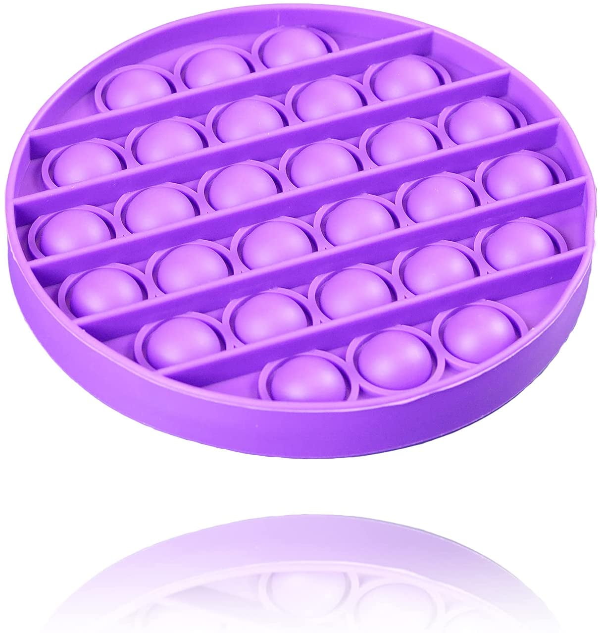 Stay Smart Way Silicone Push Pop Bubble Fidget Sensory Toy (Round ...