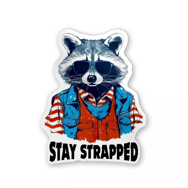 Stay Strapped Sticker Phone Decal Water Bottle Stickers Car Decals ...